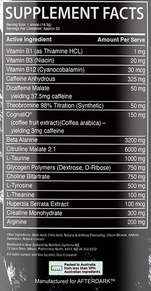 InHuman by Afterdark Supplements – Supplement Warehouse