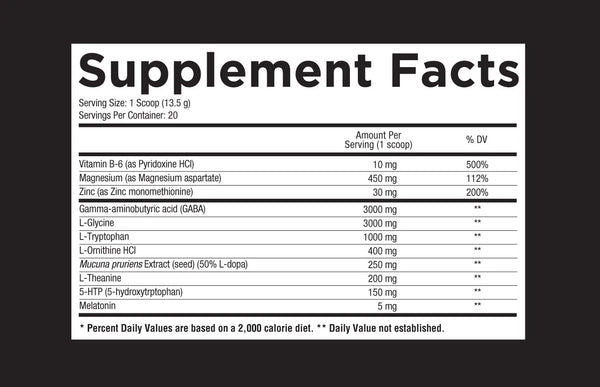 Zzz by Core Nutritionals – Supplement Warehouse
