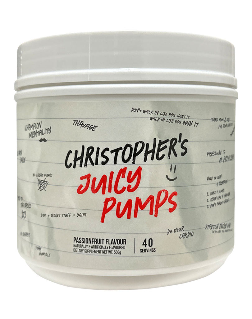 Christopher's Juicy Pumps by CBUM – Supplement Warehouse