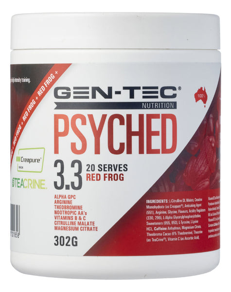 Psyched 3.3 by Gen-Tec Nutrition – Supplement Warehouse