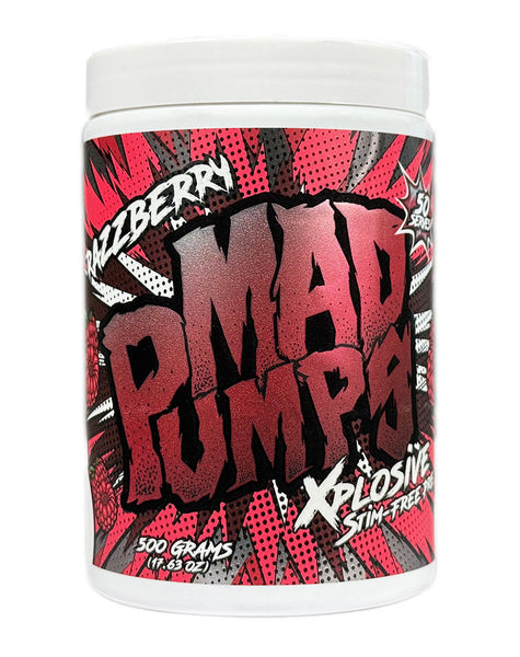 Mad Pumps Xplosive Stim-Free Pre by Mad Science – Supplement Warehouse
