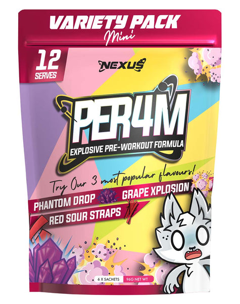 Per4m Variety Pack Mini by Nexus Sports Nutrition – Supplement Warehouse