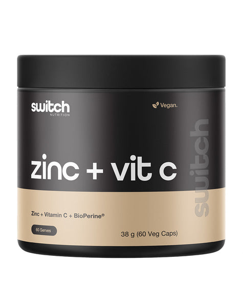 Zinc + Vit C by Switch Nutrition – Supplement Warehouse