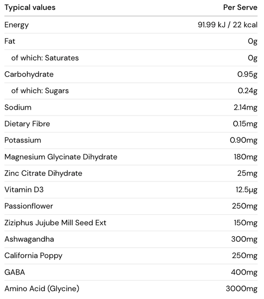 Sleep (Powder) by Body Armour – Supplement Warehouse