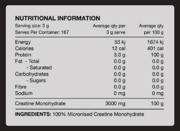 Creatine Perform Creapure® by Switch Nutrition – Supplement Warehouse