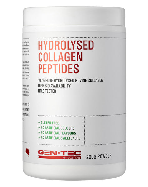 Hydrolysed Collagen Peptides by Gen-Tec Nutrition – Supplement Warehouse