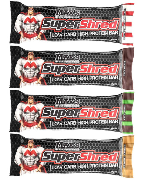 SuperShred Bars by Max's Supplements – Supplement Warehouse