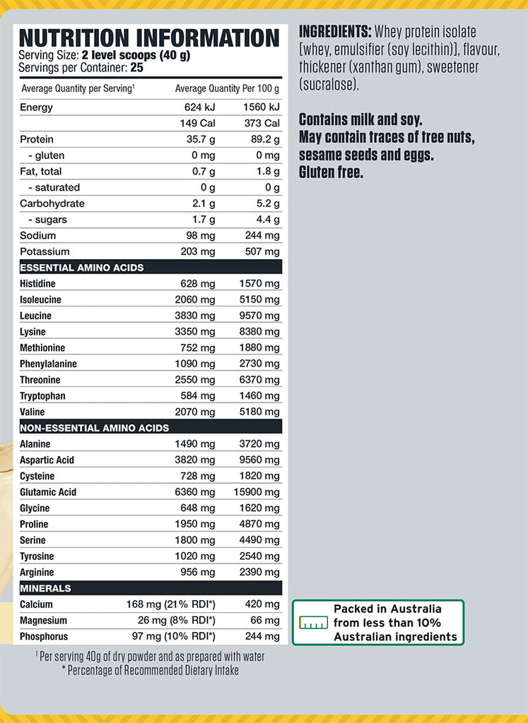 Lean WPI by Genetix Nutrition – Supplement Warehouse