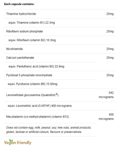 Activated B Complex by Herbs of Gold – Supplement Warehouse