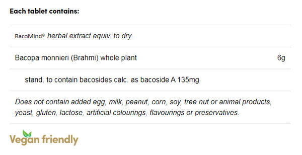 Super Brahmi 6000 by Herbs of Gold – Supplement Warehouse