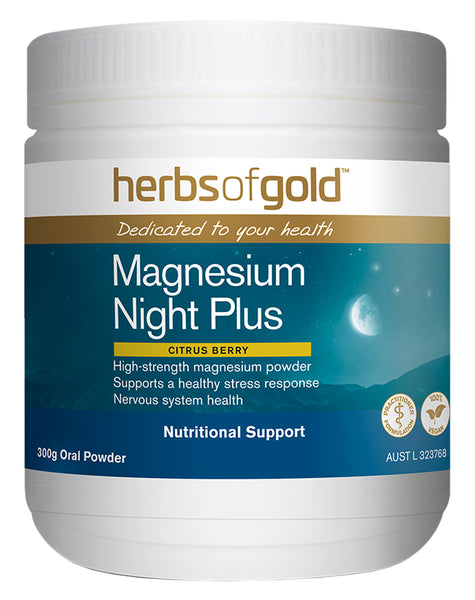 Magnesium Night Plus by Herbs of Gold – Supplement Warehouse