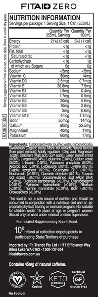 FitAid Zero RTD by LifeAid – Supplement Warehouse