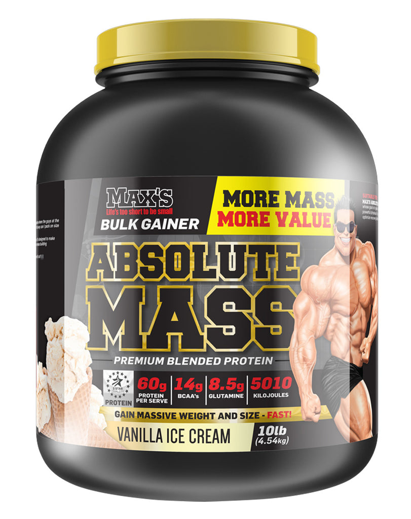 Absolute Mass by Max's Supplements – Supplement Warehouse