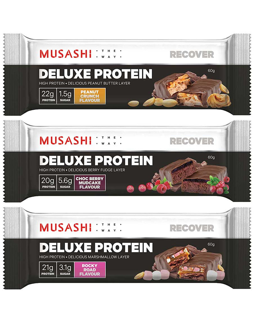 Deluxe Protein Bar by Musashi – Supplement Warehouse