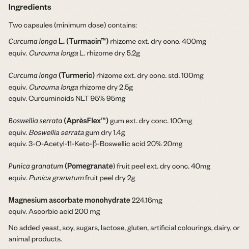 Curcumin BioComplex by Ora – Supplement Warehouse