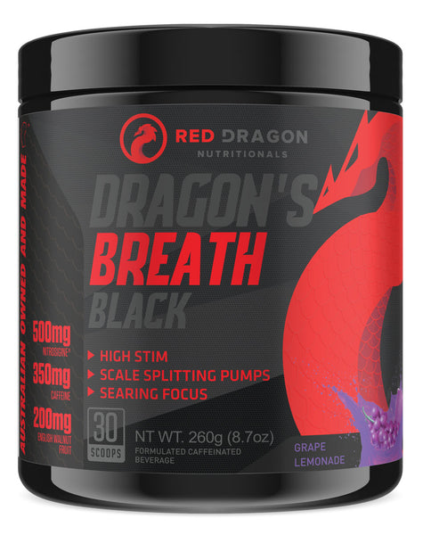 Dragon's Breath Black by Red Dragon Nutritionals – Supplement Warehouse