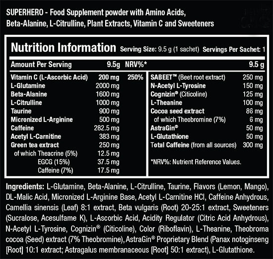 Super Hero by Scitec Nutrition – Supplement Warehouse