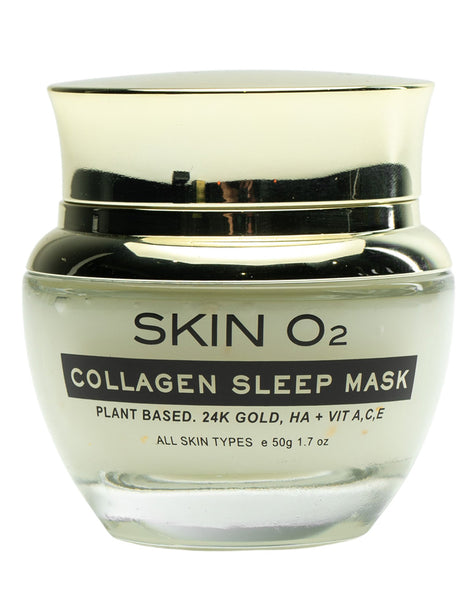Collagen Sleep Mask (24K Gold) by Skin O2 – Supplement Warehouse
